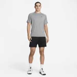 Nike Ready Dri-fit Short-sleeve Fitness Top - Grey