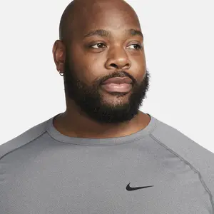Nike Ready Dri-fit Short-sleeve Fitness Top - Grey