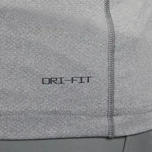 Nike Ready Dri-fit Short-sleeve Fitness Top - Grey