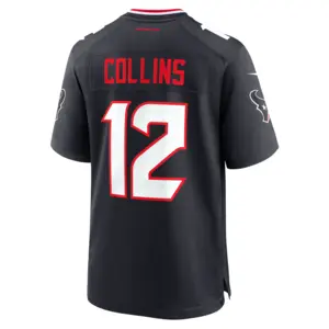 Nike Nico Collins Houston Texans Nfl Game Football Jersey - Blue