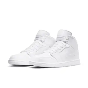 JORDAN 1 Mid Shoes - White