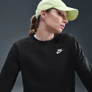 Nike Sportswear Club Fleece Crew-neck Sweatshirt - Black