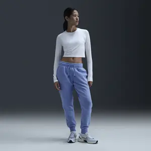 Nike Sportswear Phoenix Fleece Mid-rise Sweatpants - Blue
