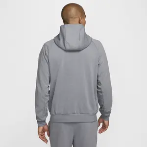 Nike Primary Fleece Dri-fit Uv Full-zip Performance Hoodie - Grey