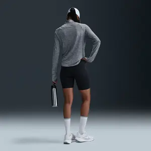 Nike Swift Dri-fit Uv 1/4-zip Running Top - Grey