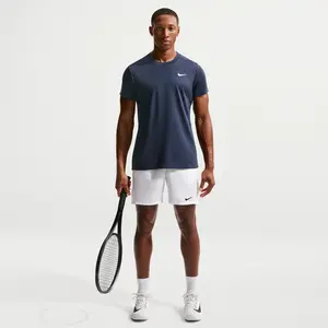Nike Victory Dri-fit Tennis Top - Blue