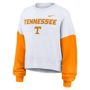 Nike Tennessee Volunteers Primetime College Pullover Crew - White