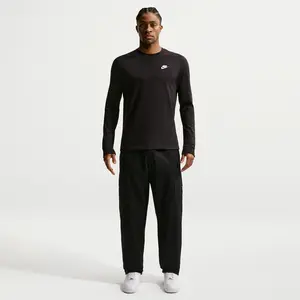 Nike Sportswear Club Long-sleeve T-shirt - Black