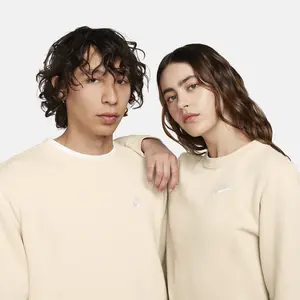Nike Sportswear Club Fleece Crew-neck Sweatshirt - Brown