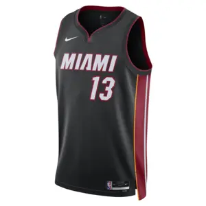 Nike Miami Heat Dri-fit Nba Swingman Jersey - Black