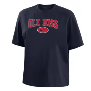 Nike Ole Miss College Boxy T-shirt - Black