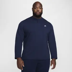 Nike Club Long-sleeve Henley - Blue