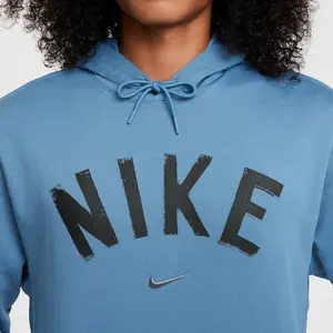 Nike Dri-fit French Terry Pullover Hoodie - Blue