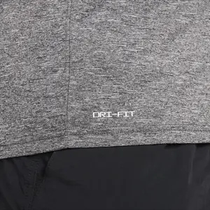 Nike Dri-fit Uv Short Sleeve Top - Black