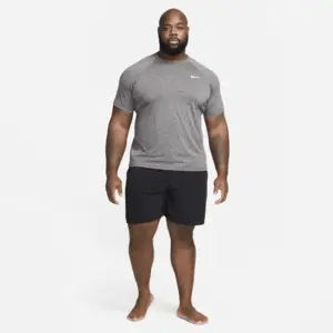 Nike Dri-fit Uv Short Sleeve Top - Black