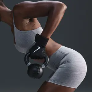Nike High-waisted 5" Biker Shorts - Grey
