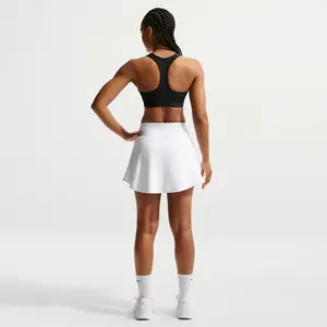 Nike Swoosh Medium-support Padded Sports Bra - Black