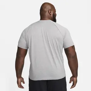 Nike Dri-fit Uv Short Sleeve Top - Grey