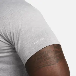 Nike Dri-fit Uv Short Sleeve Top - Grey