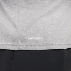 Nike Dri-fit Uv Short Sleeve Top - Grey