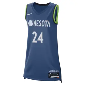 Nike Minnesota Lynx Explorer Edition Dri-fit Wnba Victory Jersey - Blue
