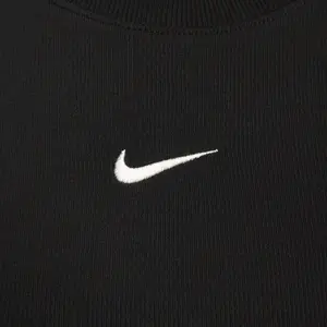 Nike Sportswear Chill Knit Tight Cropped Mini-rib Tank Top - Black