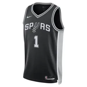 Nike San Antonio Spurs Victor Wembanyama Swingman Jersey - Black