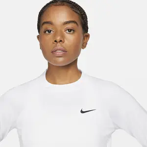 Nike Hydroguard Dri-fit Uv Long Sleeve Top - White