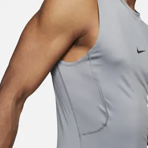 Nike Pro Dri-fit Tight Sleeveless Fitness Top - Grey