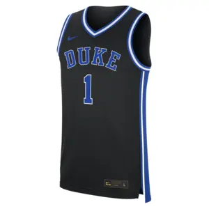 Nike Duke Blue Devils Replica College Basketball Jersey - Black