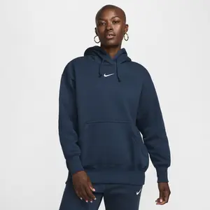 Nike Sportswear Phoenix Fleece Oversized Pullover Hoodie Blue