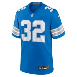Nike Brian Branch Detroit Lions Nfl Game Football Jersey - Blue