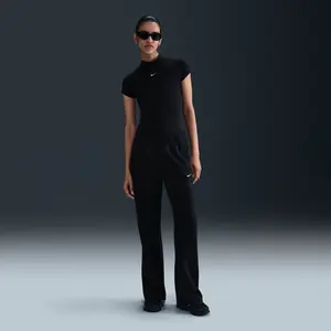Nike Sportswear Windrunner Mid-rise Slim Knit Pants - Black