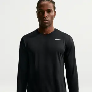 Nike Dri-fit Legend Long-sleeve Fitness Top - Black