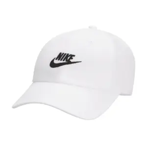 Nike Club Unstructured Futura Wash Cap - White
