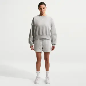 Nike Sportswear Phoenix Fleece Over-oversized Crew-neck Sweatshirt - Grey