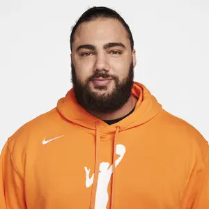 Nike Wnba Fleece Pullover Hoodie - Orange