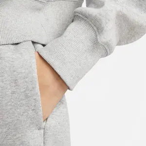 Nike Sportswear Phoenix Fleece 1/4-zip Cropped Sweatshirt - Grey