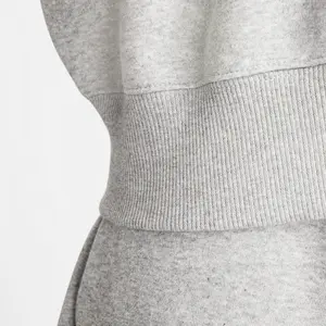 Nike Sportswear Phoenix Fleece 1/4-zip Cropped Sweatshirt - Grey