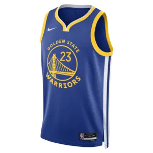 Nike Golden State Warriors Icon Edition Dri-fit Nba Swingman Jersey - Blue