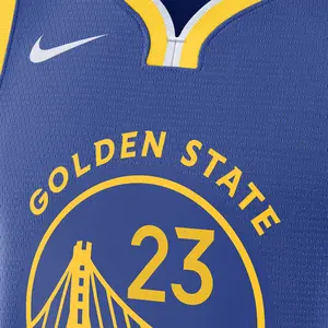 Nike Golden State Warriors Icon Edition Dri-fit Nba Swingman Jersey - Blue