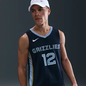Nike Memphis Grizzlies Icon Edition Dri-fit Nba Swingman Jersey - Blue