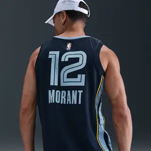 Nike Memphis Grizzlies Icon Edition Dri-fit Nba Swingman Jersey - Blue