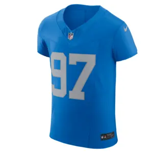 Nike Aidan Hutchinson Detroit Lions Nfl Elite Football Jersey - Blue