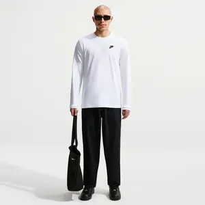 Nike Sportswear Club Long-sleeve T-shirt - White