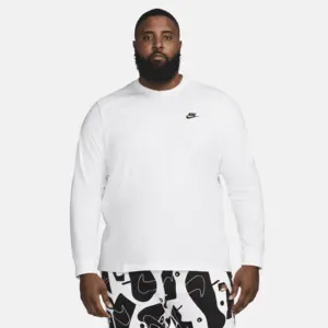 Nike Sportswear Club Long-sleeve T-shirt - White