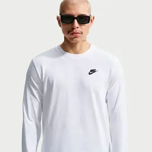 Nike Sportswear Club Long-sleeve T-shirt - White