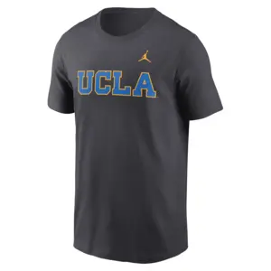 JORDAN Ucla Bruins Primetime Wordmark College T-shirt - Grey
