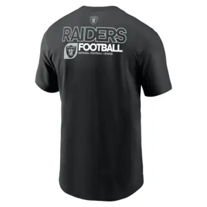 Nike Las Vegas Raiders Team Outline Essential T-shirt Nfl T-shirt