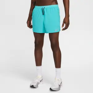 Nike Stride Dri-fit 5" Brief-lined Running Shorts - Green